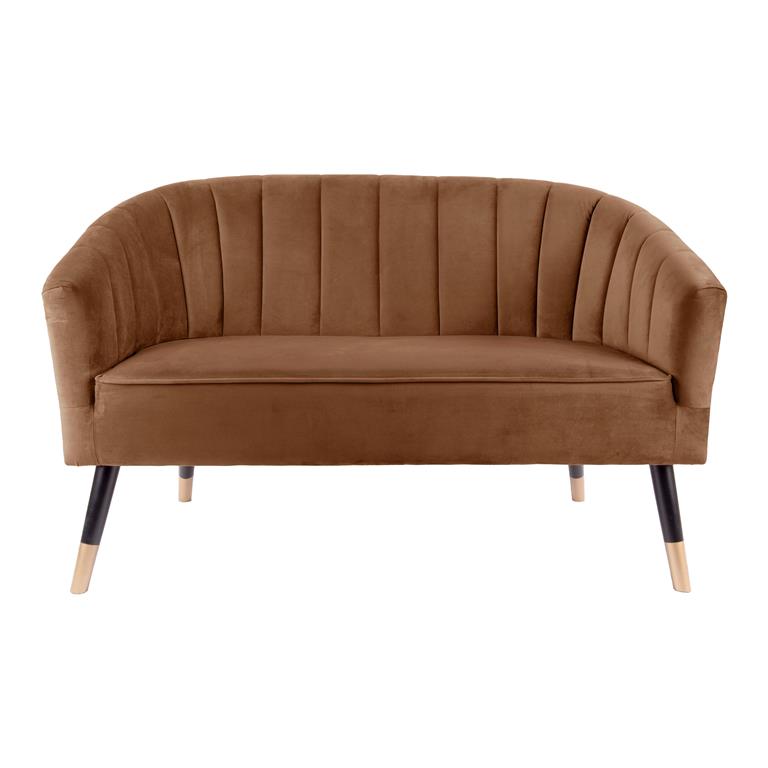 Bank velvet bruin - Velvet Green | Verhuur & Styling