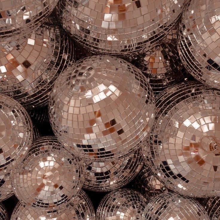 Discobal rosé goud 10 cm - Velvet Green | Verhuur & Styling