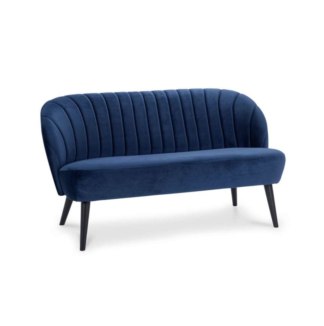 Bank Velvet Donkerblauw - Velvet Green | Verhuur & Styling